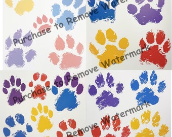 Paw Prints Instant Printable Digital Download - Etsy