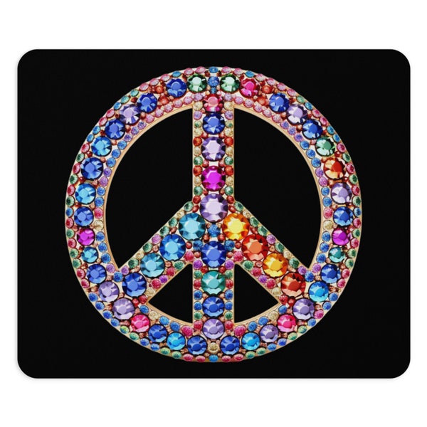 Peace Sign Mouse Pad - Etsy