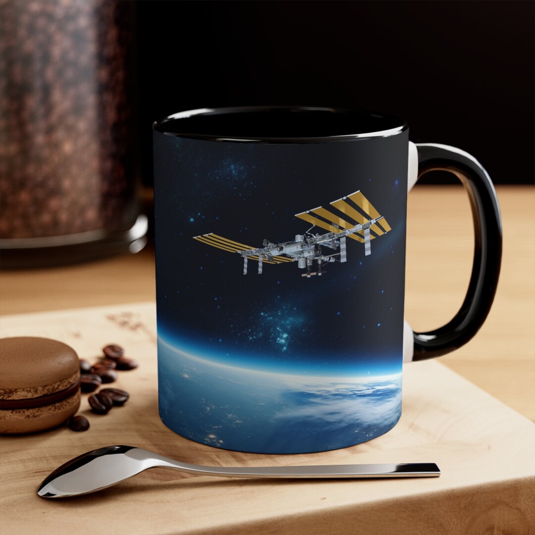 International Space Station and Space Shuttle Mug. Spacecraft - Etsy