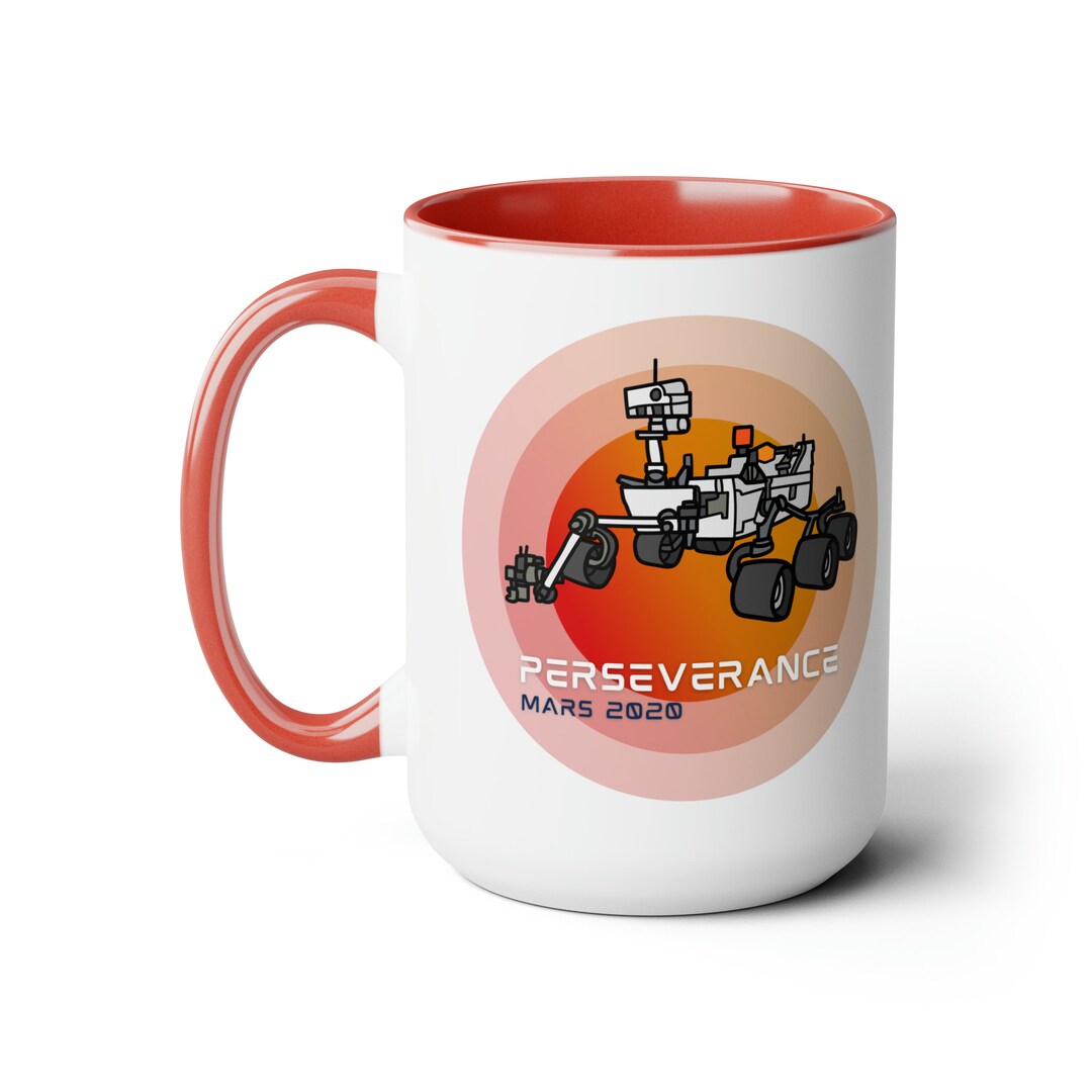 Mars Rover Perseverance Two Tone Mug - Etsy