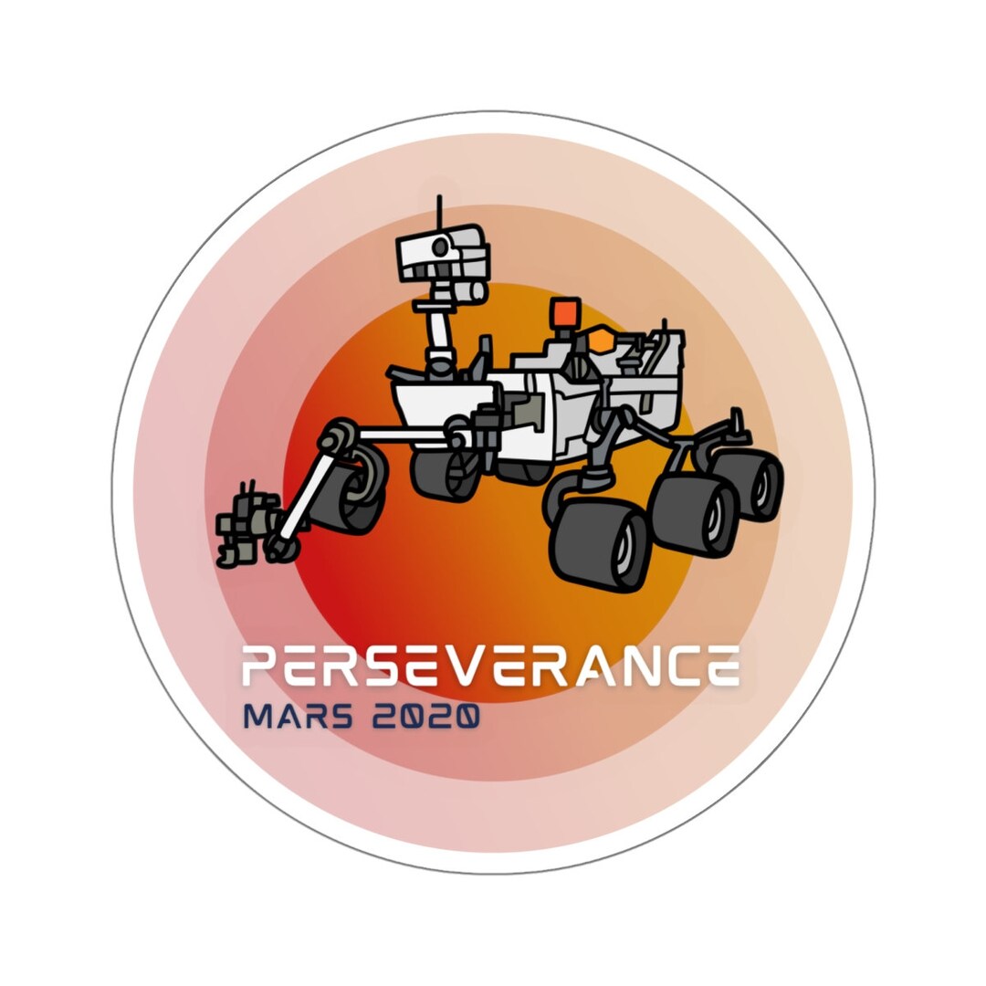 Mars Rover Perseverance Sticker - Etsy