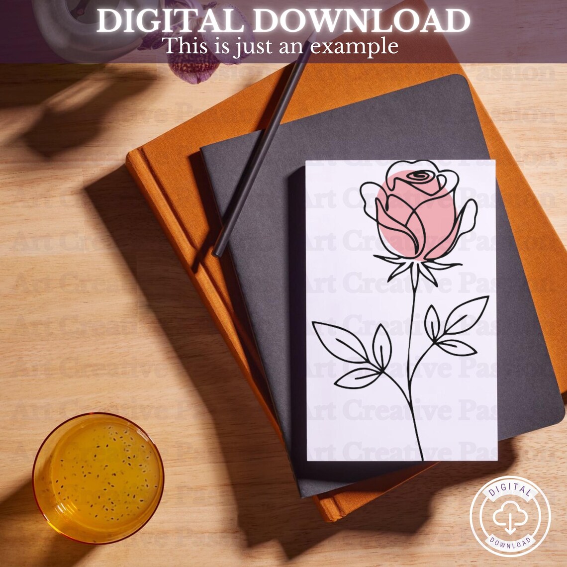 Beautiful Rose | Rose Svg | 4 Rose Outline | Sublimation Rose | Rose ...