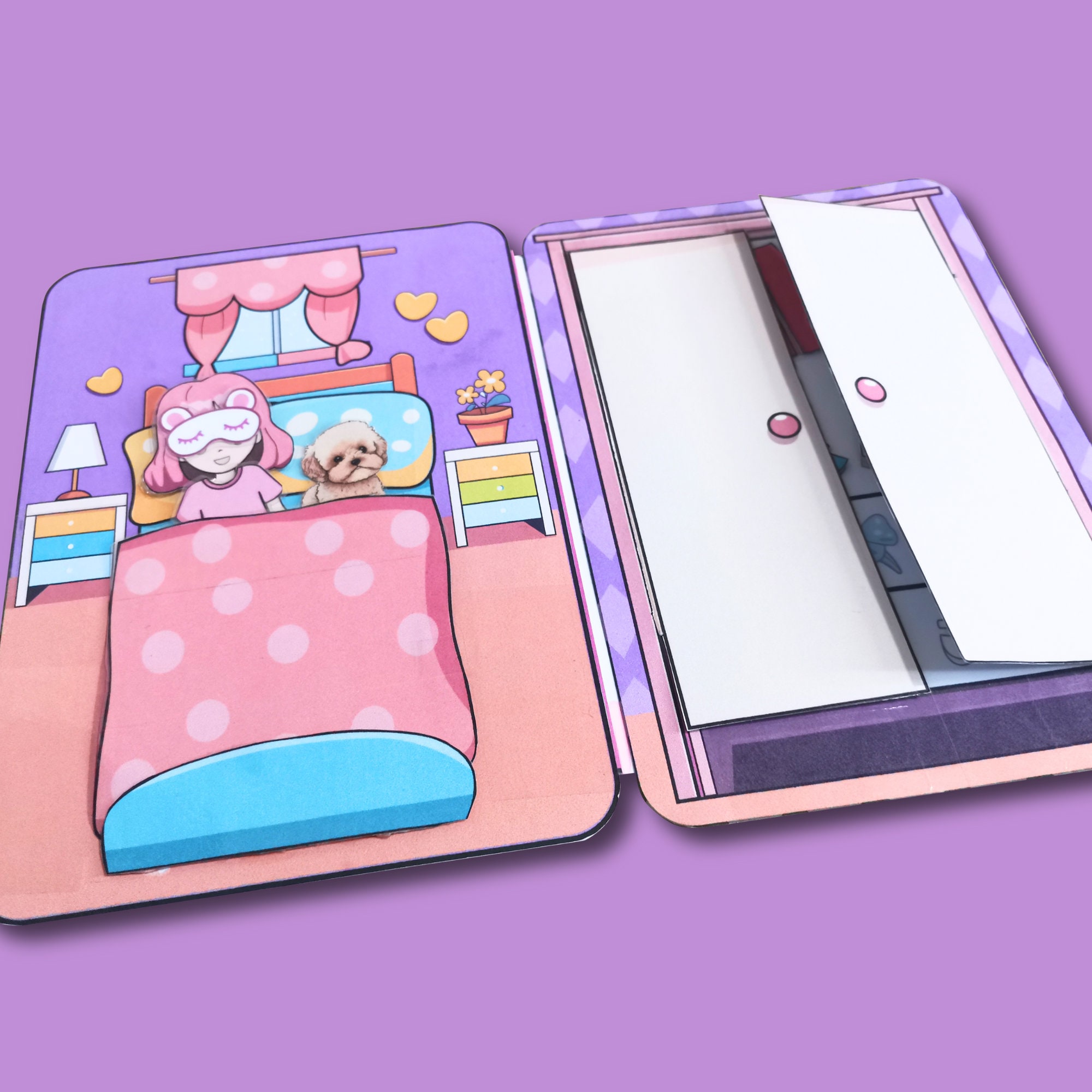 Paperdoll House Printable, Printable Paper Doll Quiet Book Kids ...