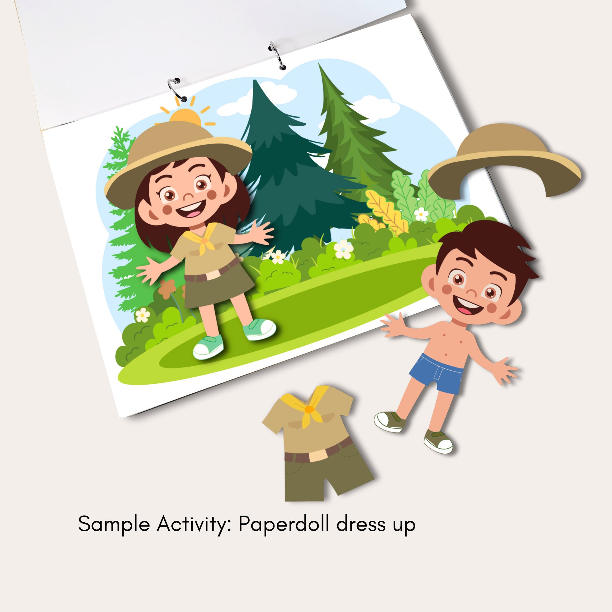 40 Pages Toddler Activity Book Printable, Toddler Busy Book Montessori ...