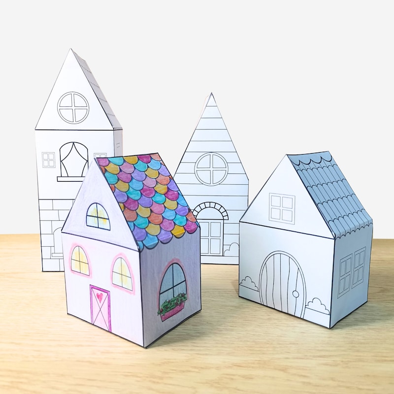 Paper Houses - Etsy