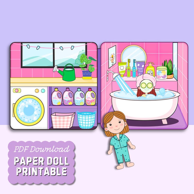 Paper Doll Book - Etsy