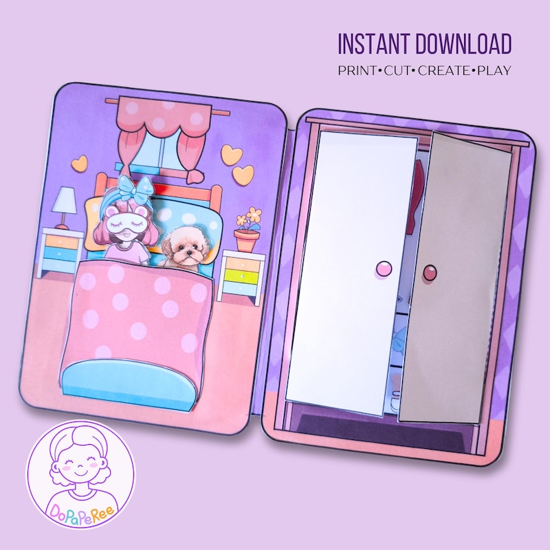 Printable Paper Dolls - Etsy UK