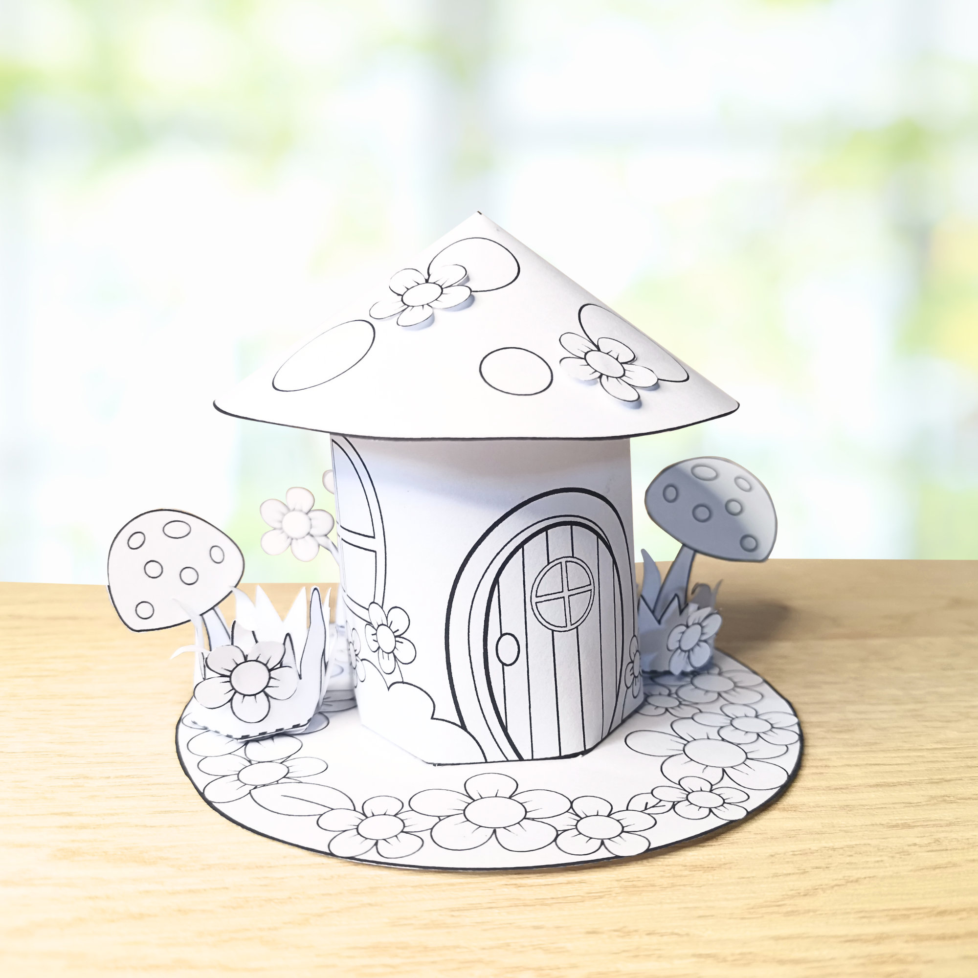 Fairy Paper House: Printable Craft Activity for Kids (PDF Digital ...