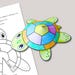 Make a Turtle Printable Activity for Kids, Turtle Paper Craft ...