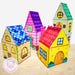 Paper Houses Printable, Coloring and Craft for Kids, 3d Paper Houses ...