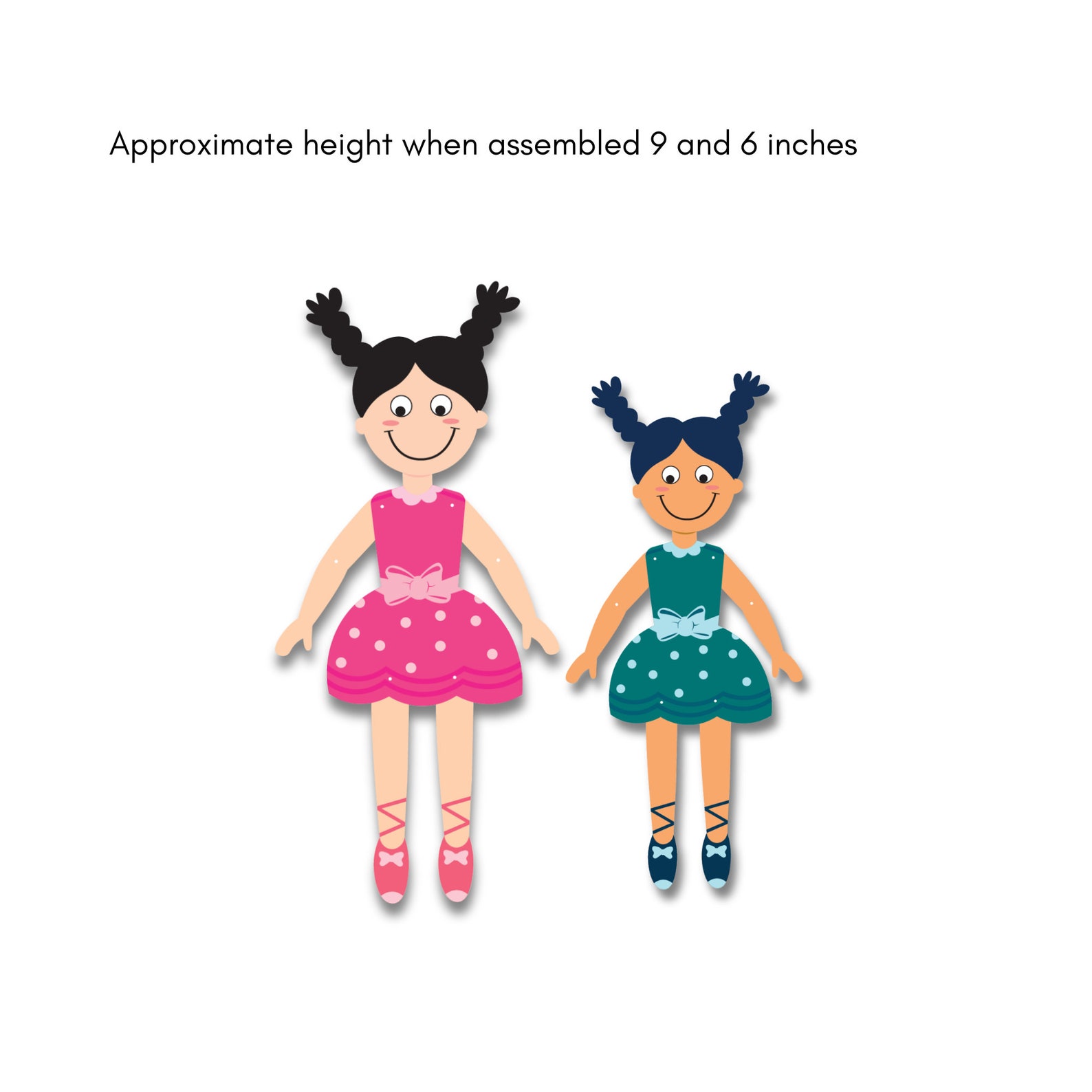 Articulated Girl Paper Doll, Girl Paper Doll Activities for Kids , Kids ...
