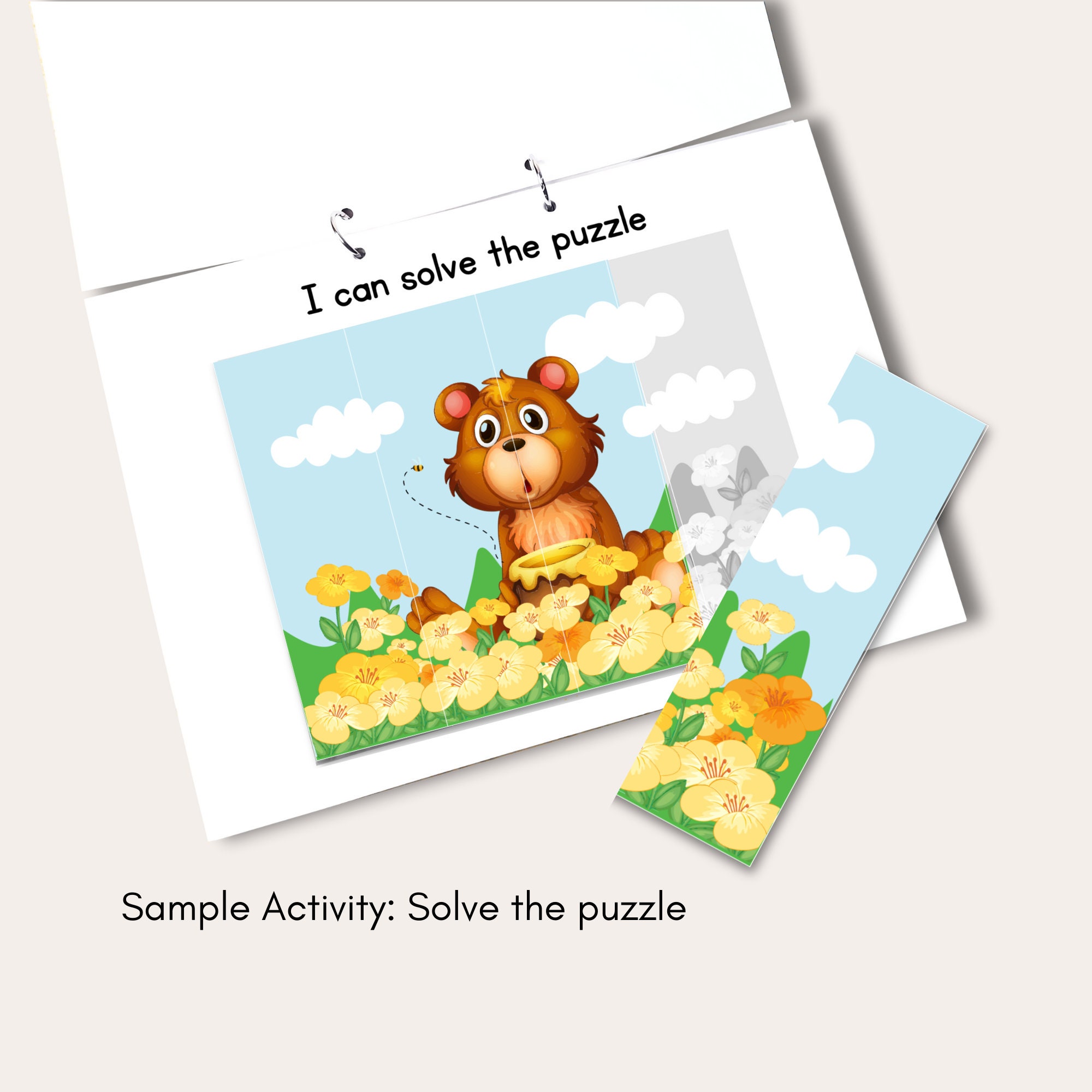 40 Pages Toddler Activity Book Printable, Toddler Busy Book Montessori ...