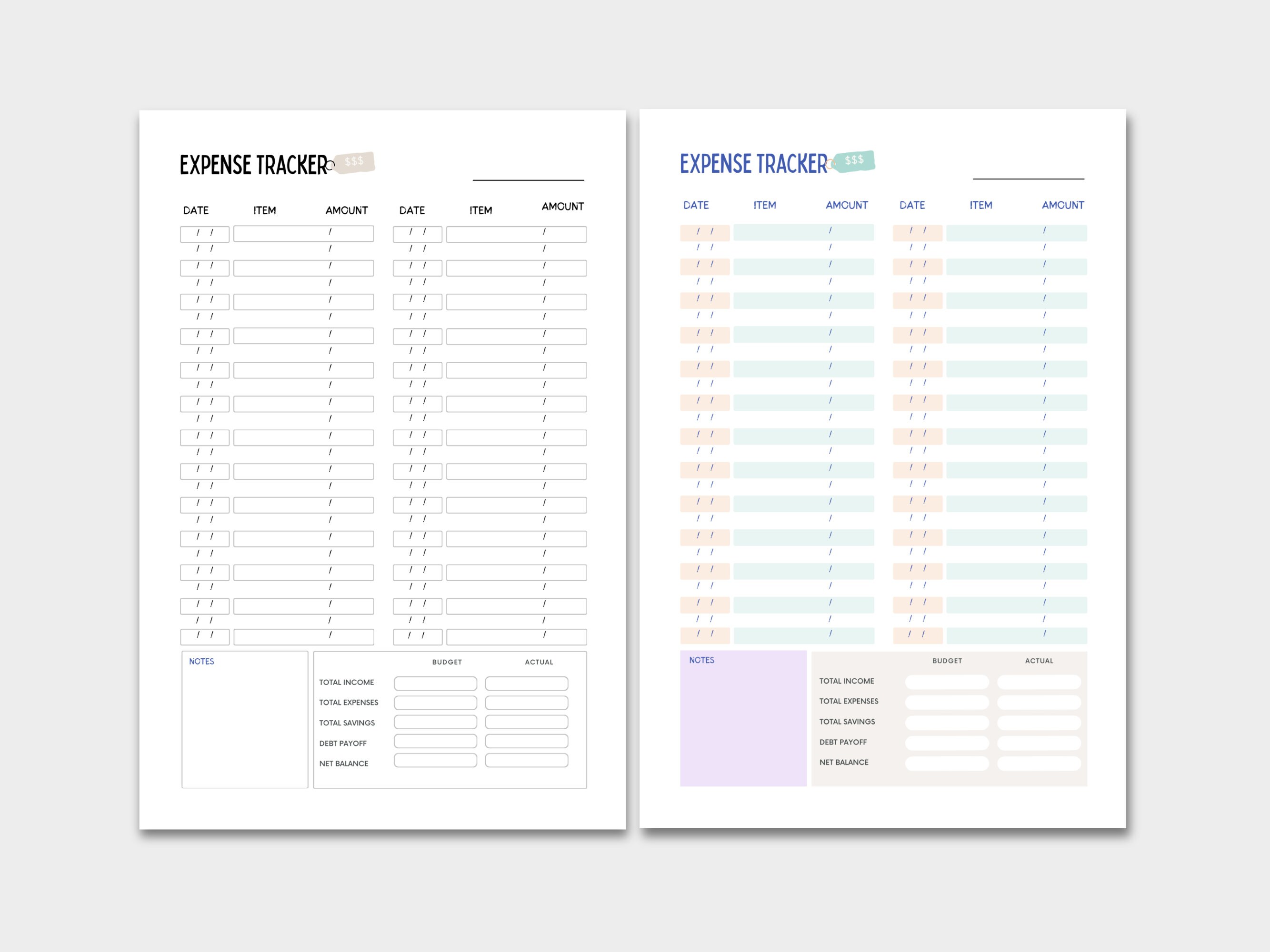 Expense Tracker Printable, A5 Expense Tracker , Expense Tracker Pdf ...