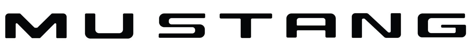 99-04 Mustang Bumper Letters - DIGITAL FILE ONLY - Etsy