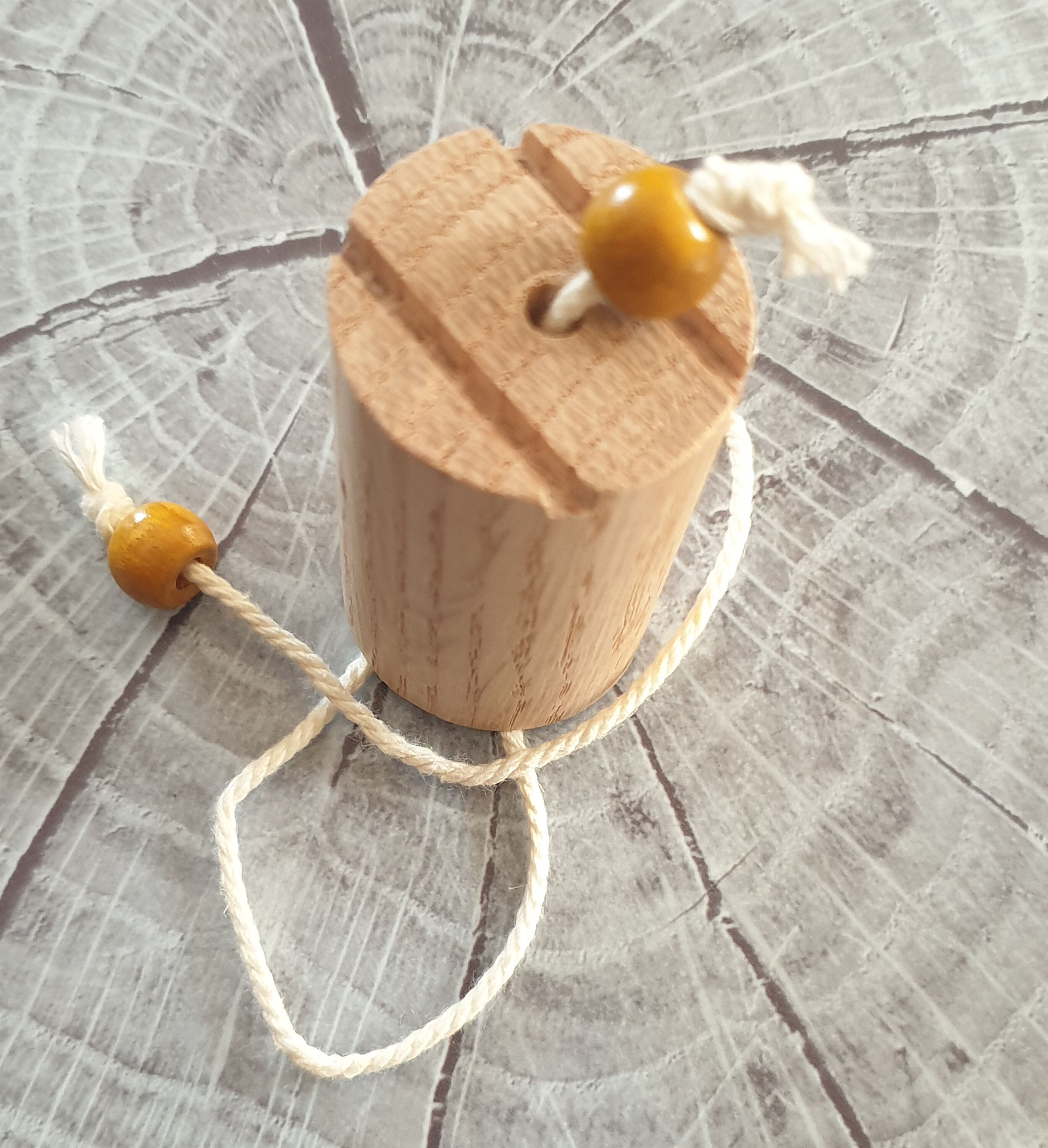 Hebrew Pendulum Made of Oak Wood Ø30x50 Millimeters Perfectly Balanced ...