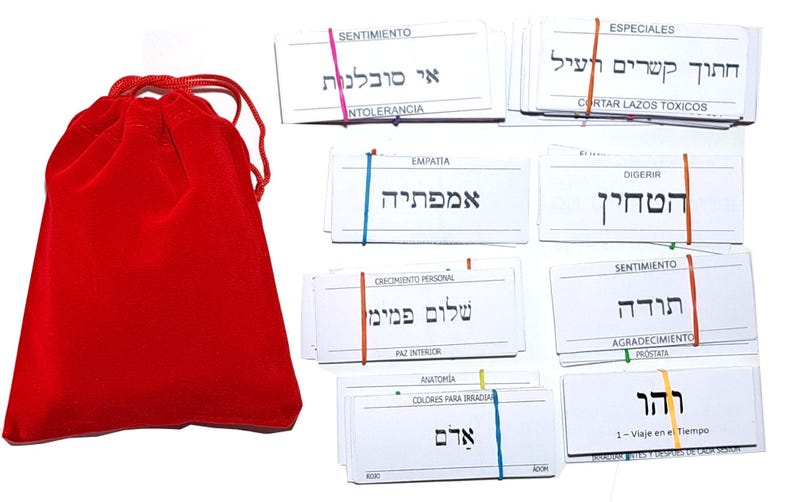 600 Hebrew Pendulum Labels, More Than 600 Labels for All Detection and Healing Protocols ...