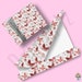Pink Butterfly Seamless Pattern, Digital Paper, 3D Paper Wrap ...
