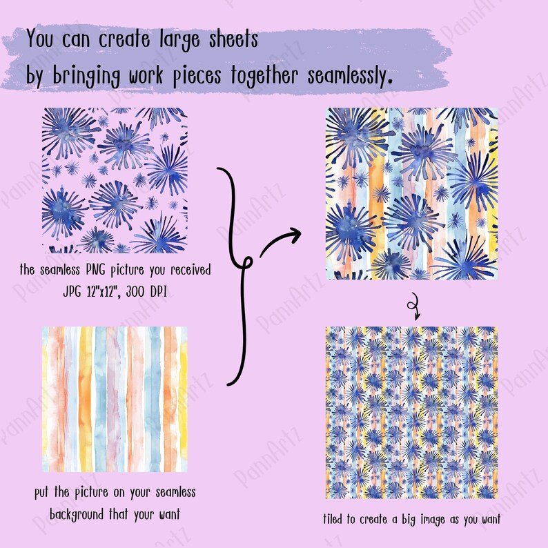 Fireworks Transparent Background, Seamless Pattern, Commercial Use ...