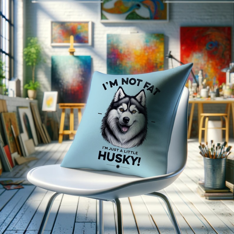 Pet Pillow Funny Dog Saying Siberian Husky Dog Pillow Custom Pillow ...