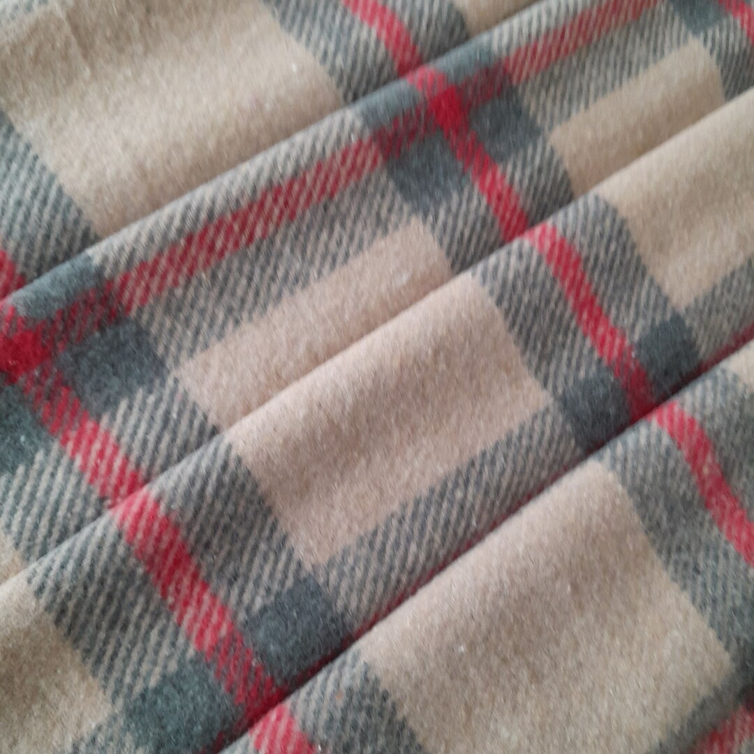 Luxury Lumberjack Fabric for Shirt, Modern Flanel Woven Red Striped ...