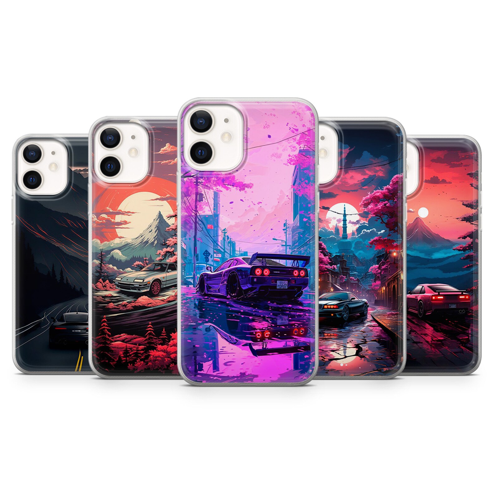 Sports Car Phone Case Cover for iPhone 15 Pro Max 14 13 12 11 XR SE ...