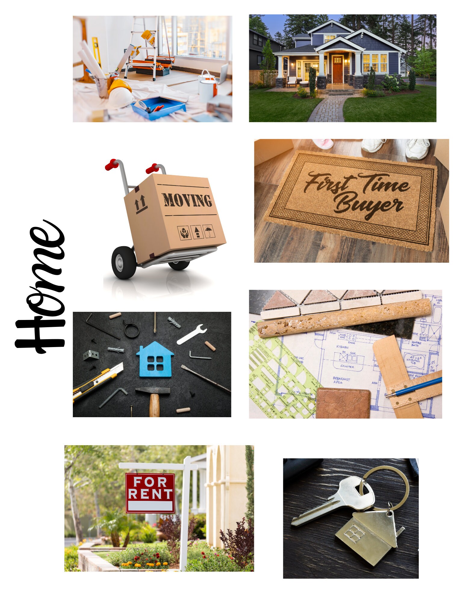 2024 Vision Board Kit With Printable Words, Images, Glitter, Letters ...