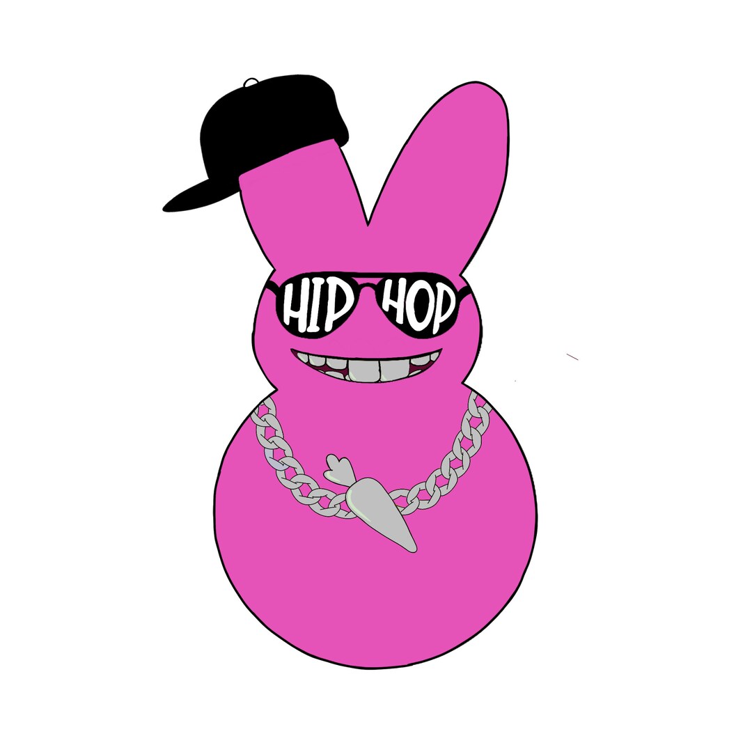 Gangster Bunny Hip Hop Peep PNG SVG Digital Download! - Etsy