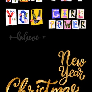 2024 Vision Board Printable Stickers Digital Download - Etsy