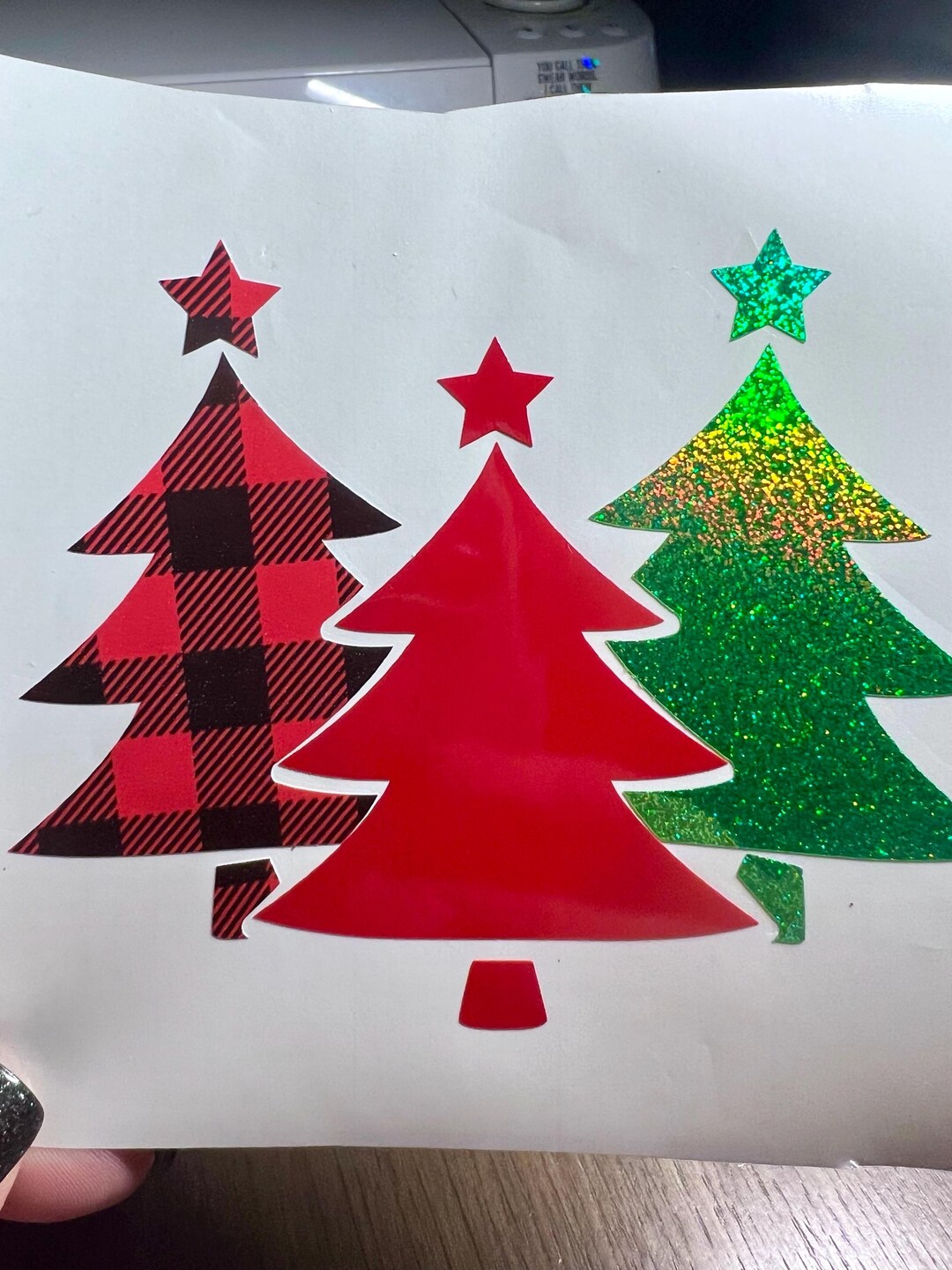 Christmas Tree Vinyl Decals - Etsy