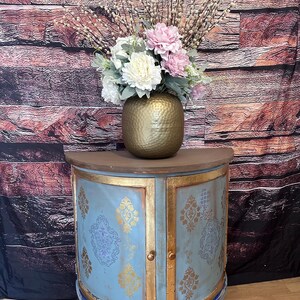 Vintage Half-round Accent Cabinet Chest of Drawers Dresser - Etsy