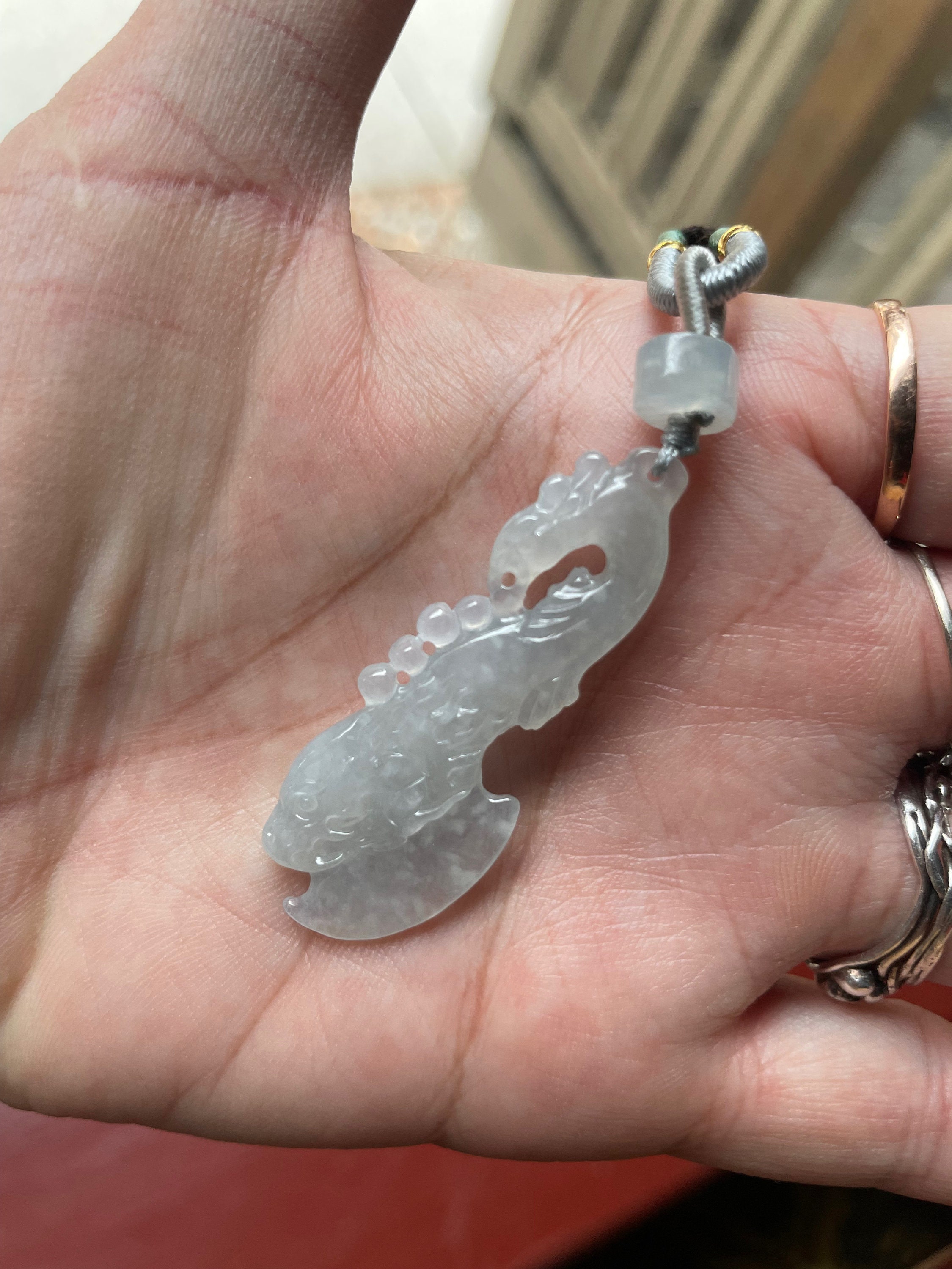 Translucent Fish Tomahawk Pendant - Etsy