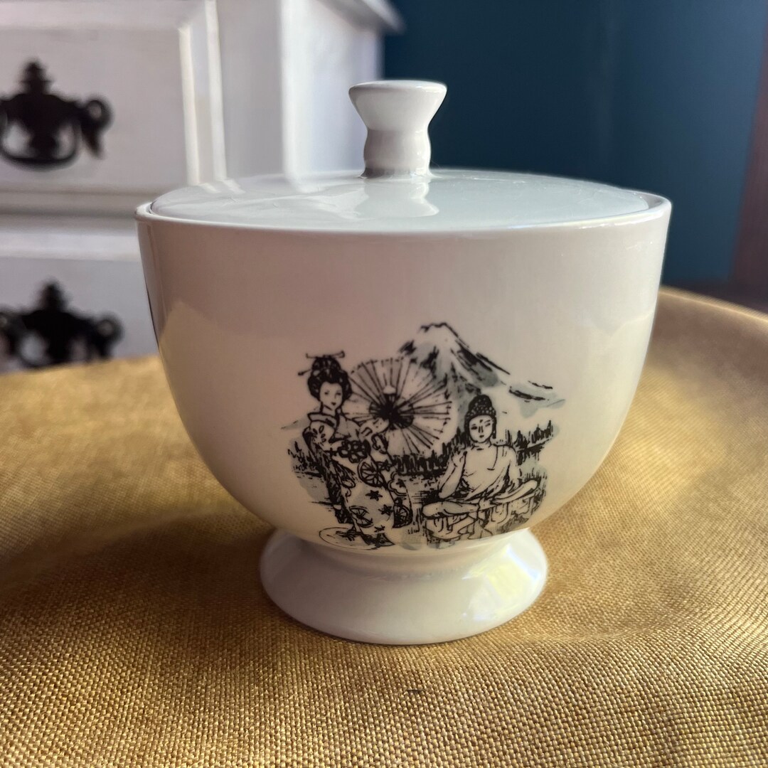 Kaysons Fine Ironstone China Landmarks Sugar Bowl With Lid - Etsy