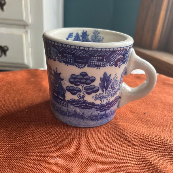 Blue Willow Mugs - Etsy