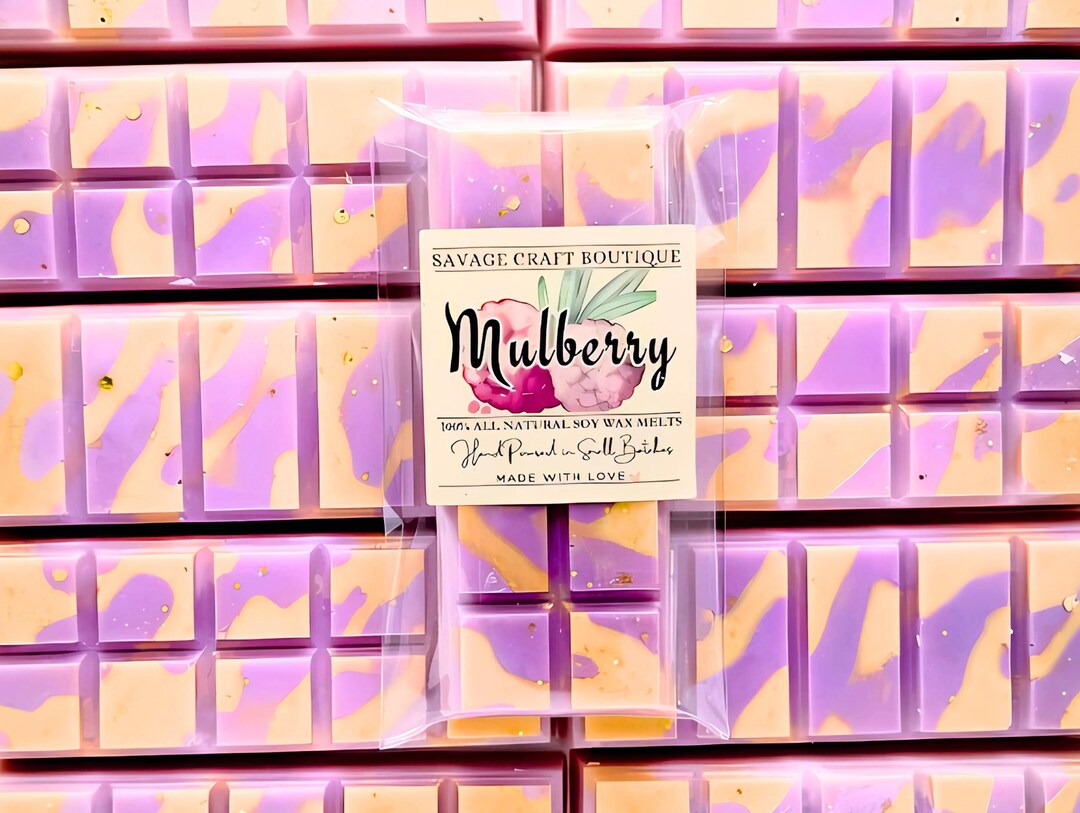 Mulberry Scented, Wax Melt Snap Bar for Warmer, All-natural Soy Wax ...
