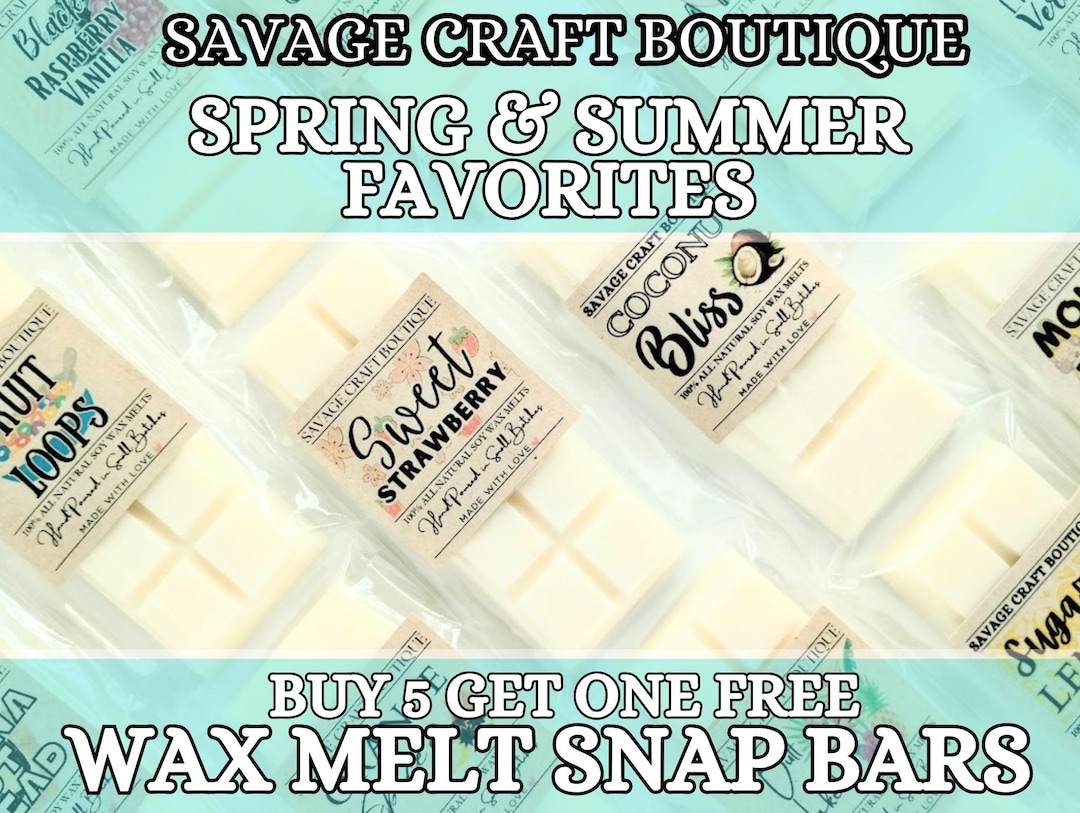 SPRING & SUMMER Wax Melt Snap Bars for Warmer, All-natural Soy Wax ...