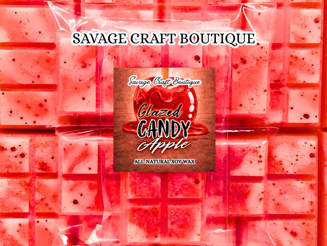 Glazed Candy Apple Scented, Wax Melt Snap Bar for Warmer, All-natural ...