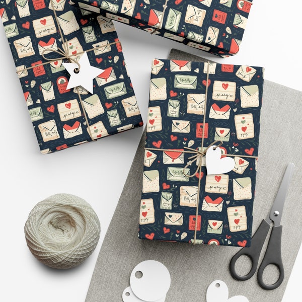 Romantic Wrapping Paper - Etsy