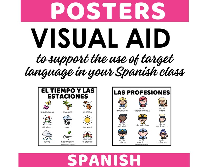 Spanish Word Wall High Frequency Words for Spanish Classroom Decor ...