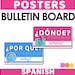Printable Spanish Classroom Decor Posters Question Words in Spanish ...