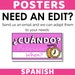 Printable Spanish Classroom Decor Posters Question Words in Spanish ...