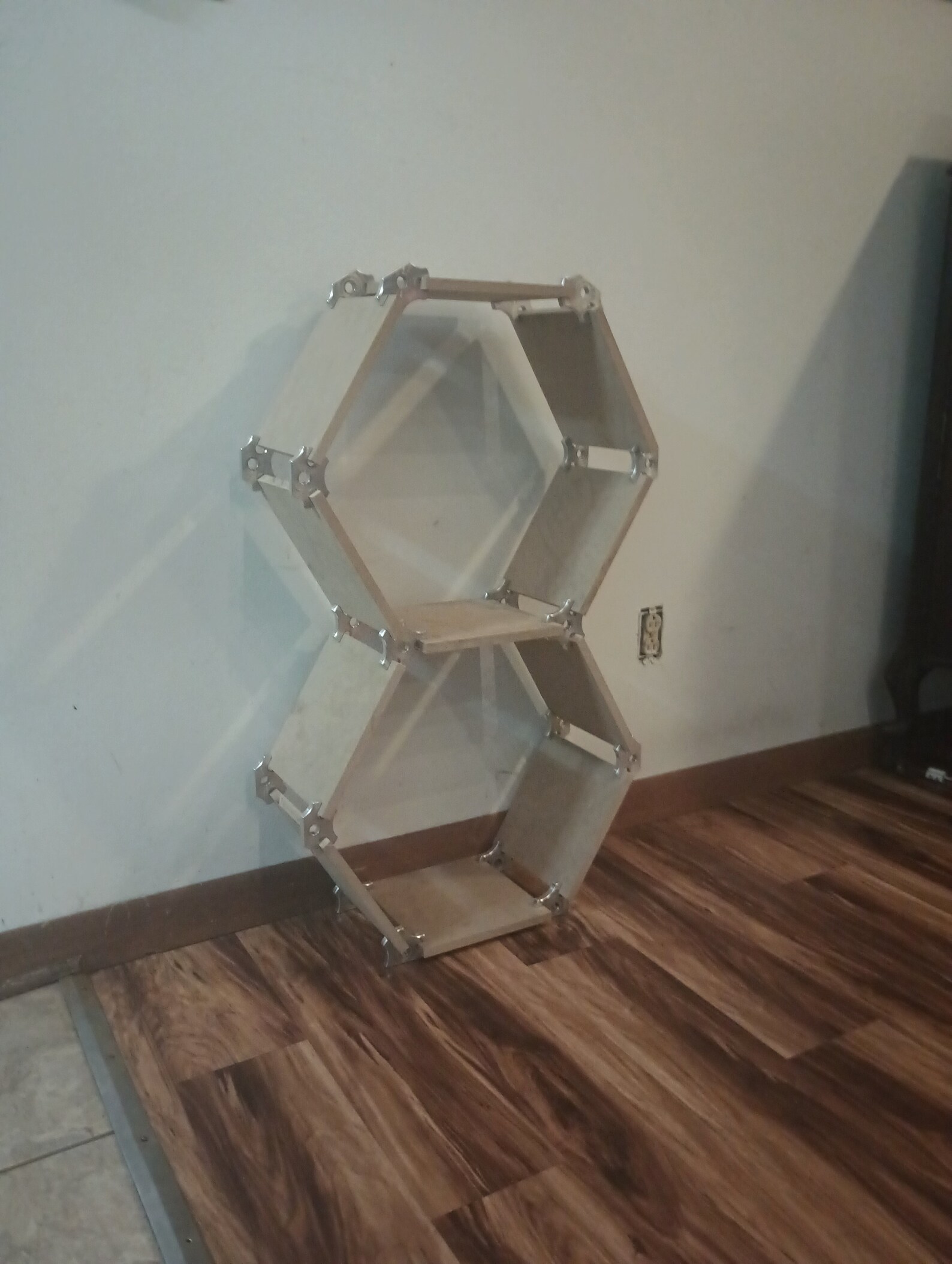 Duel Hexagon Display Shelves - Etsy