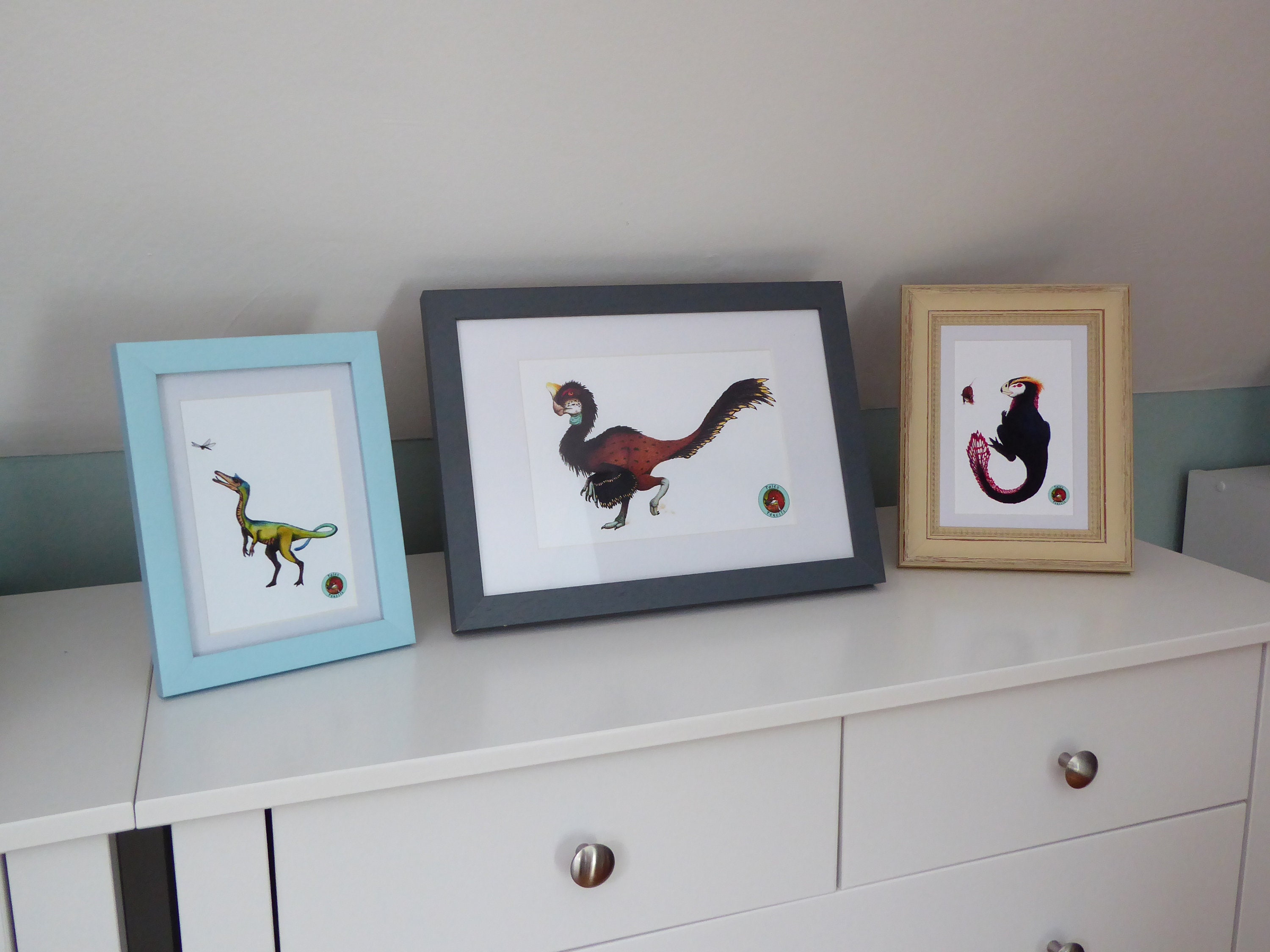 Quetzalcoatlus Unique Pterosaur Mounted Pencil Sketch Print - Etsy