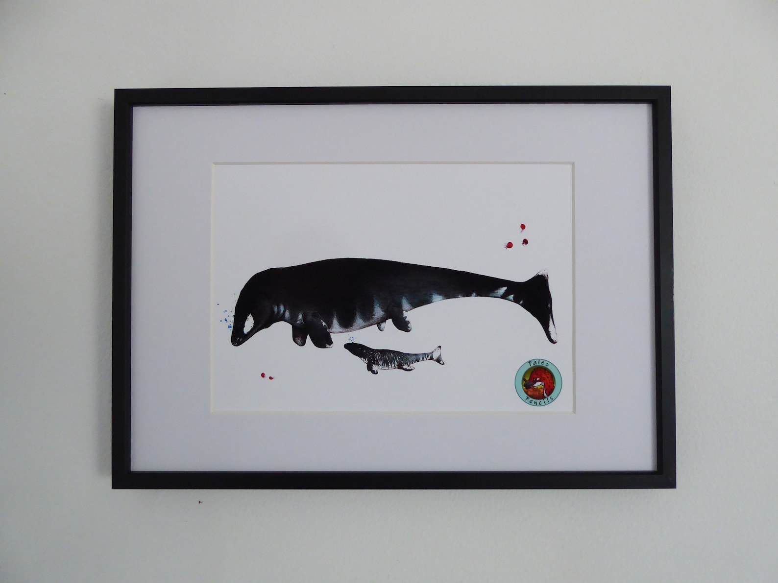 Mosasaurus Unique Prehistoric Mounted Pencil Sketch Print - Etsy