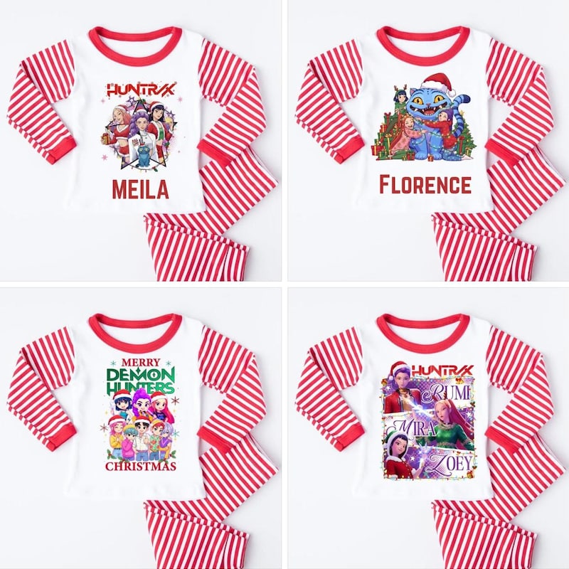Kpop Christmas Pyjamas - Etsy UK