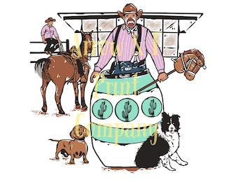 Rodeo Clown Svg, Rodeo Clown Barrel Svg, Eps, Png, Dxf, Clipart for ...