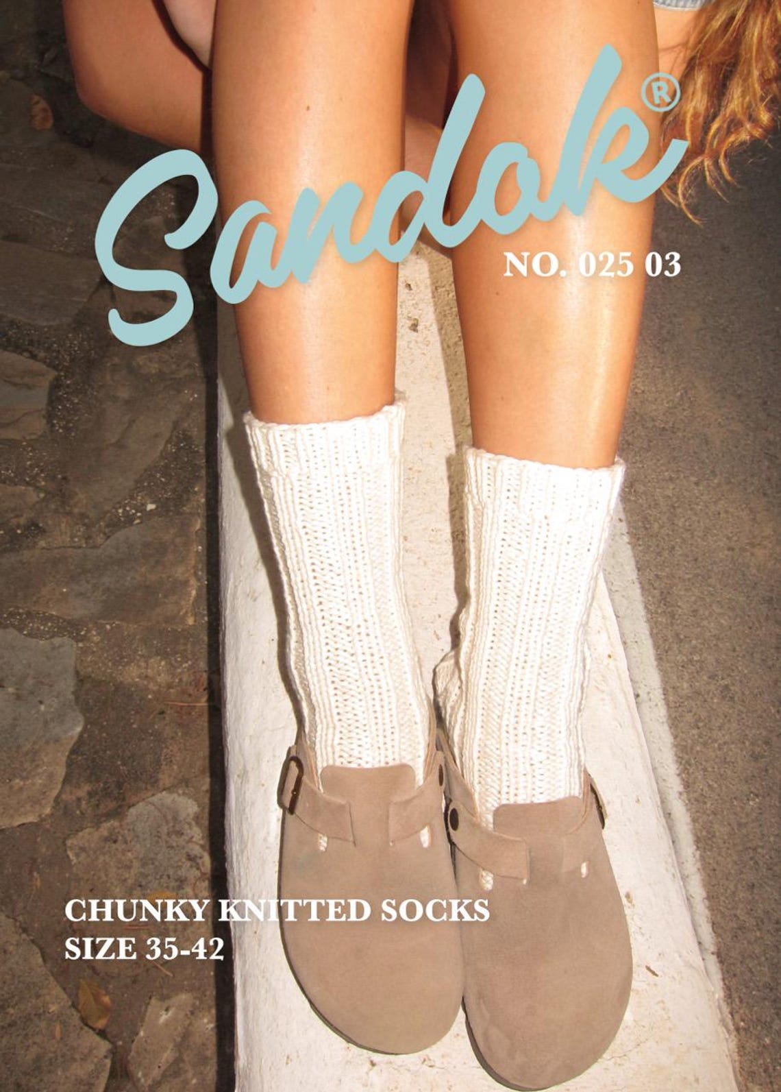 Chunky Knitted Socks English (digital Download) - Etsy