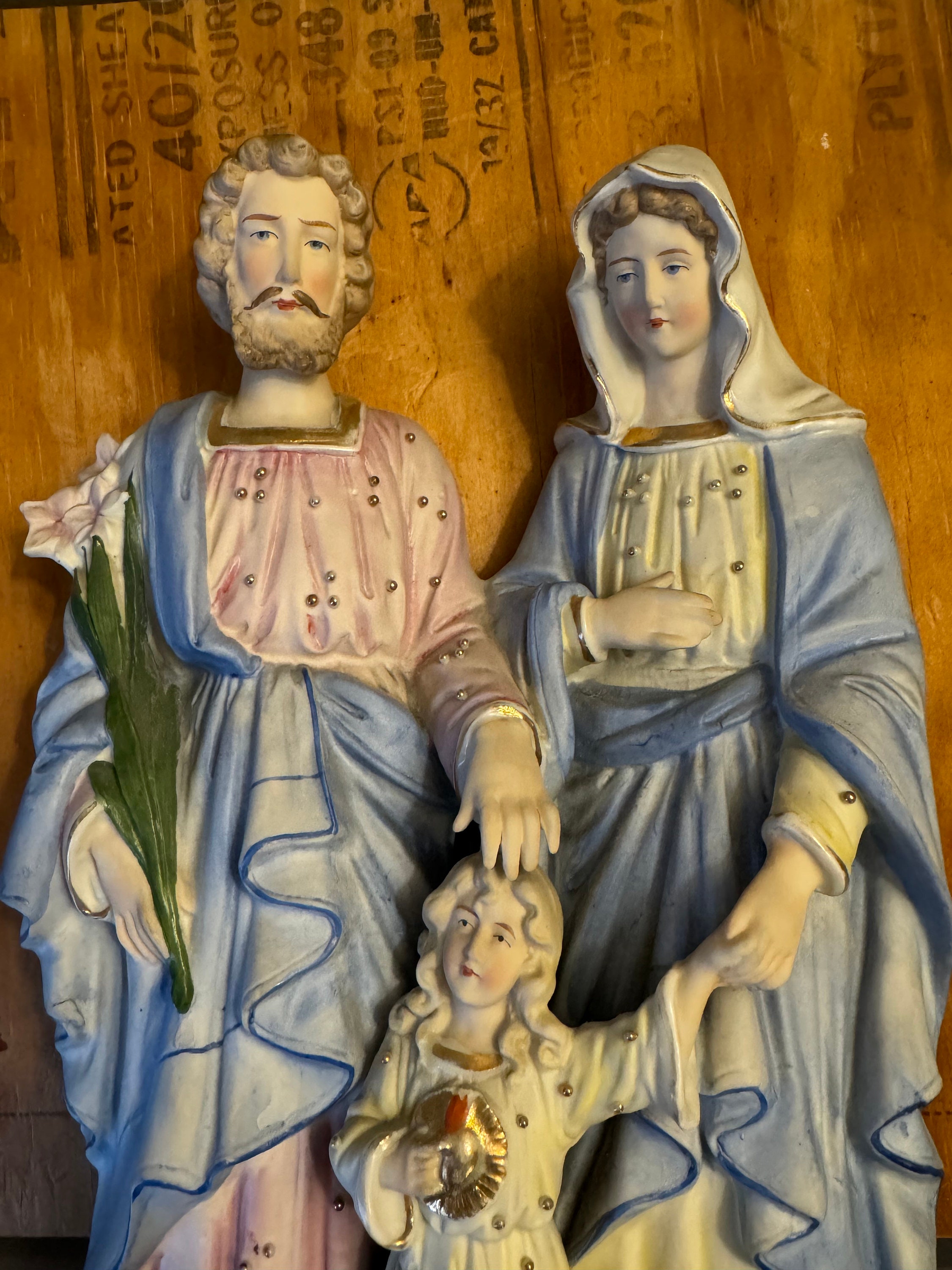 Bisque Statue of the Holy Family Made in Germany - Etsy
