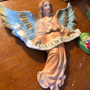 Vintage Plaster Statue of the Nativity, Jesus Mary Joseph - Etsy