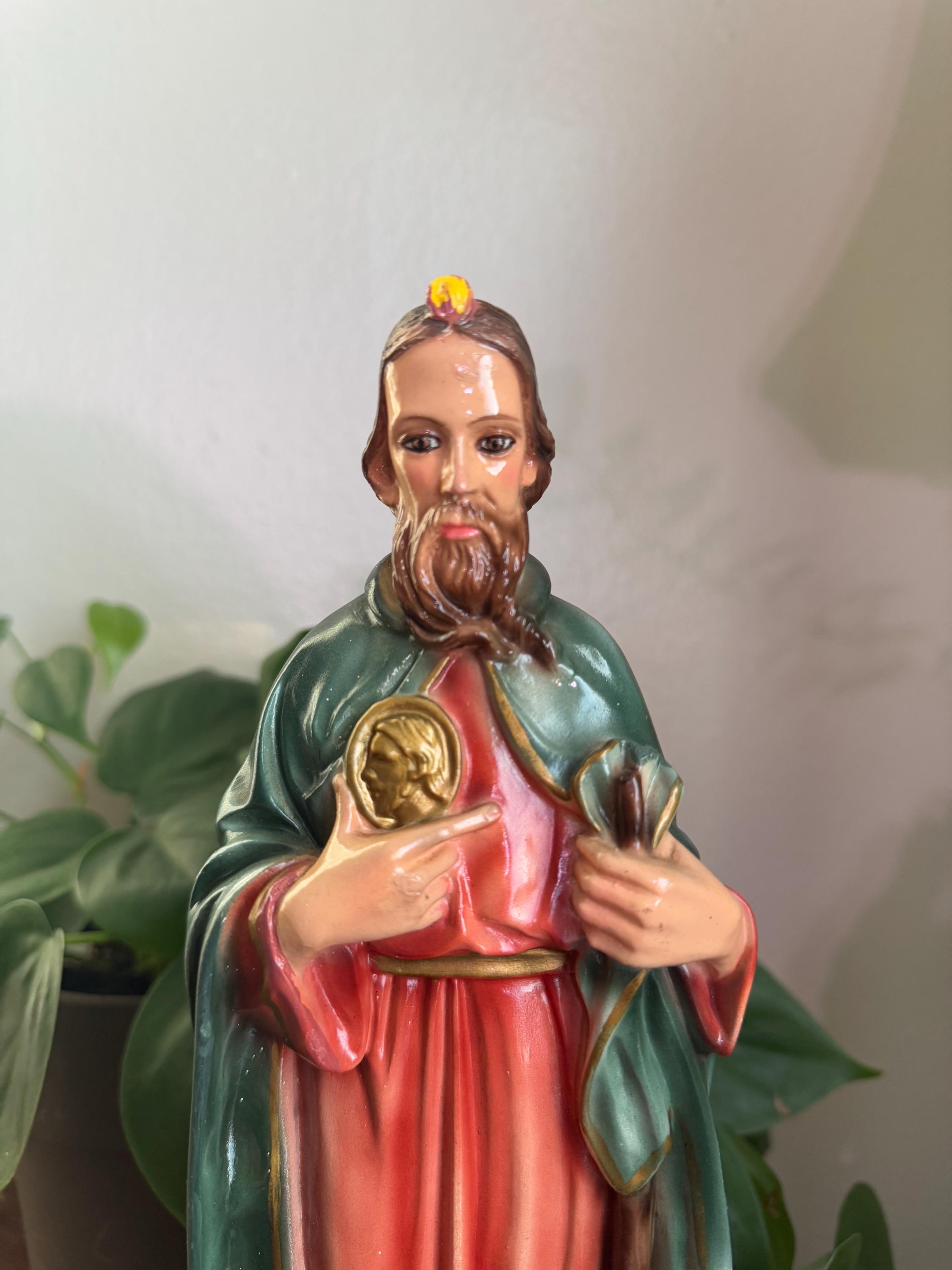 St. Jude Thaddeus Statue, Religious Art - Etsy