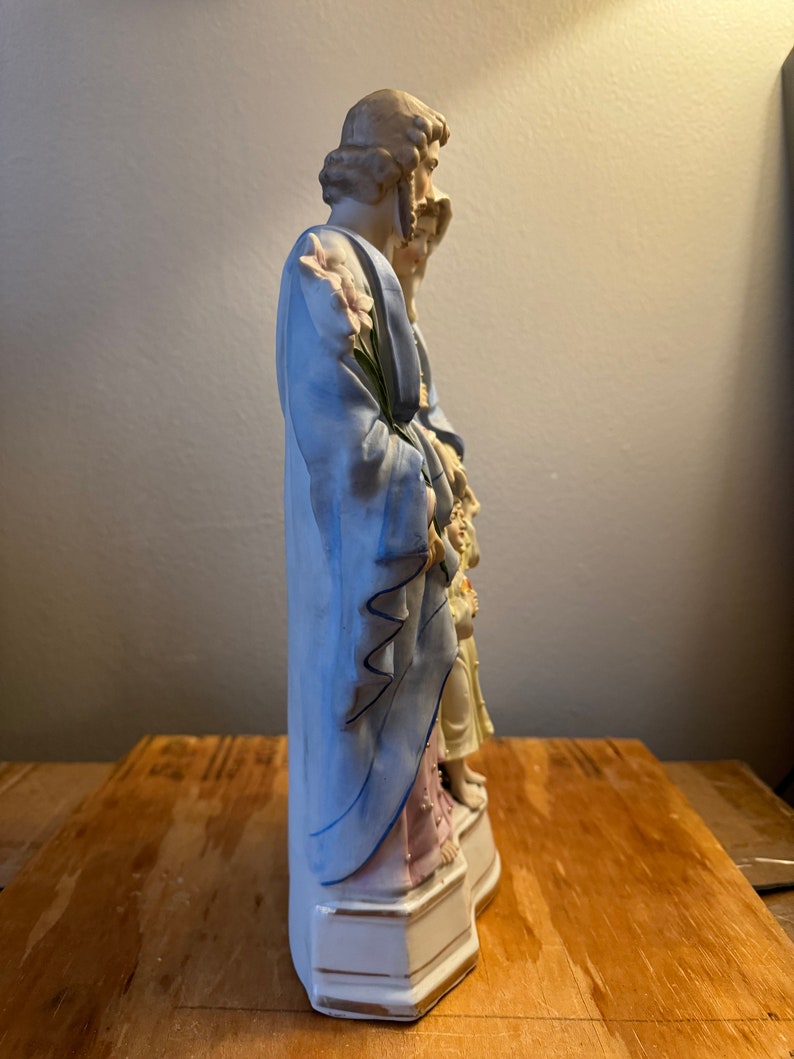 Bisque Statue of the Holy Family Made in Germany - Etsy